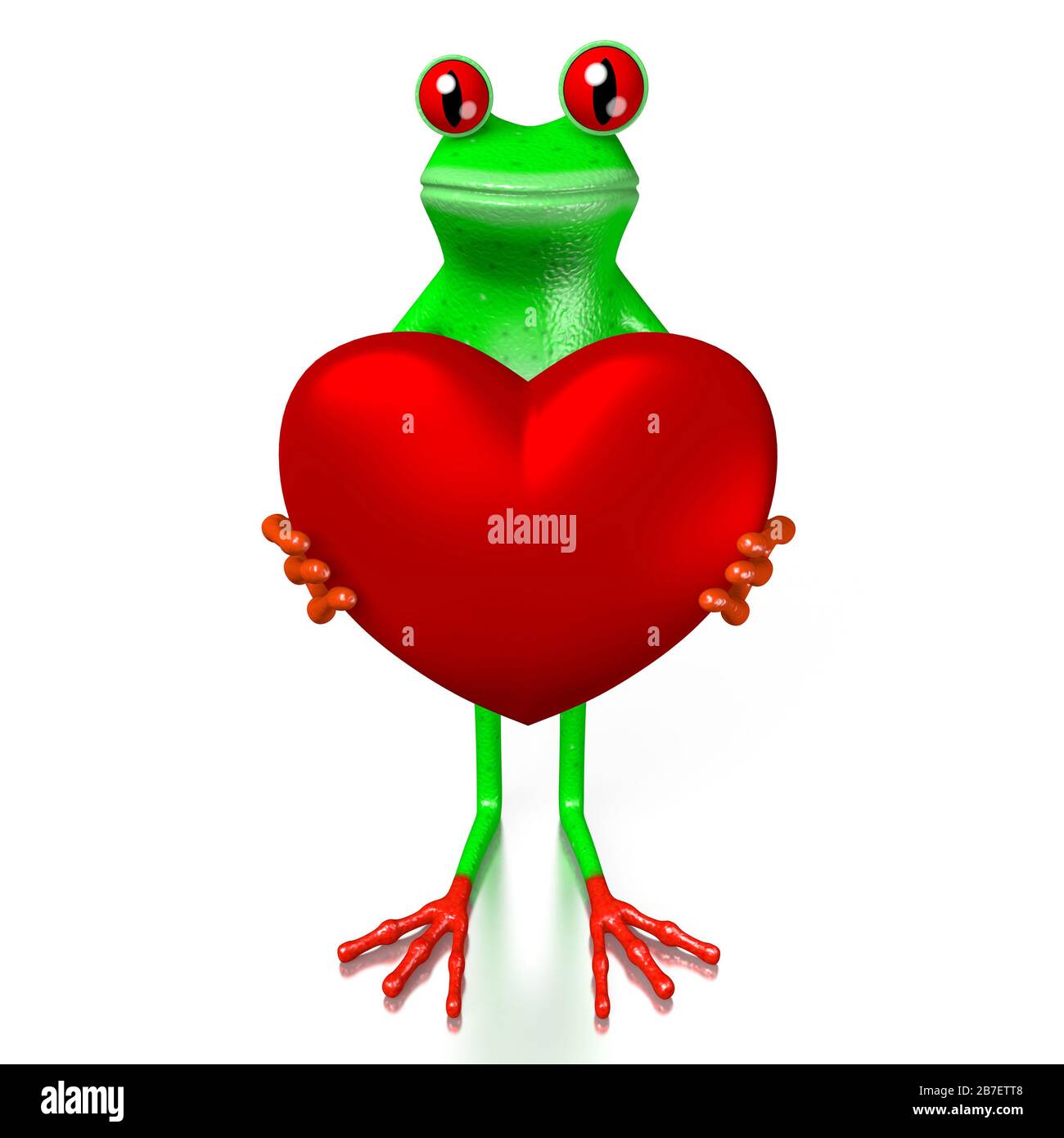 Valentine frog love illustration hi-res stock photography and images ...