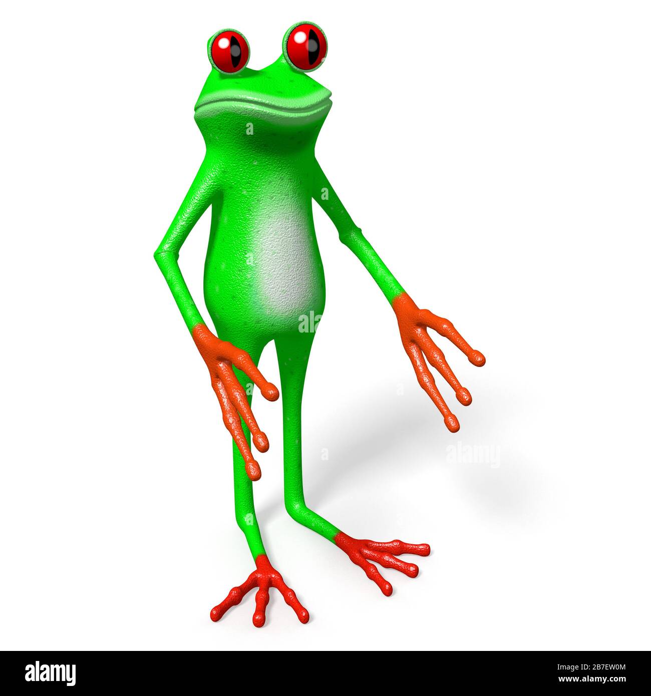 Frog holding hands Cut Out Stock Images & Pictures - Alamy