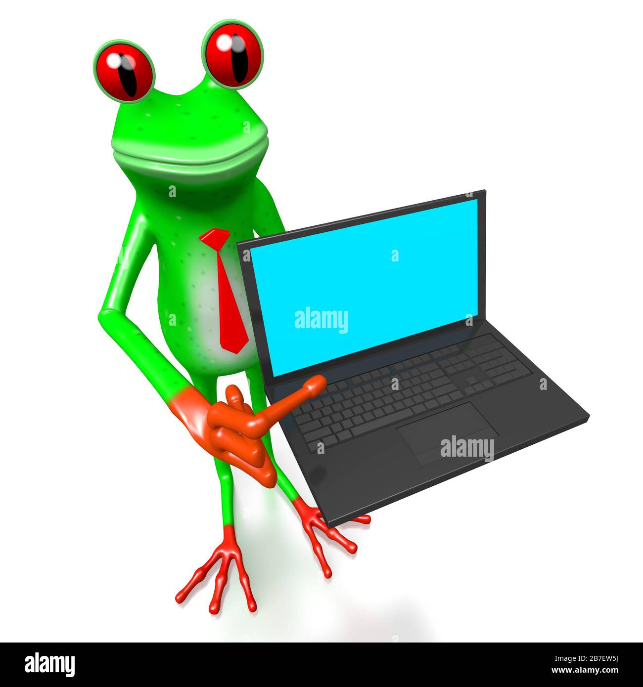 3d illustration laptop computers hi-res stock photography and images ...