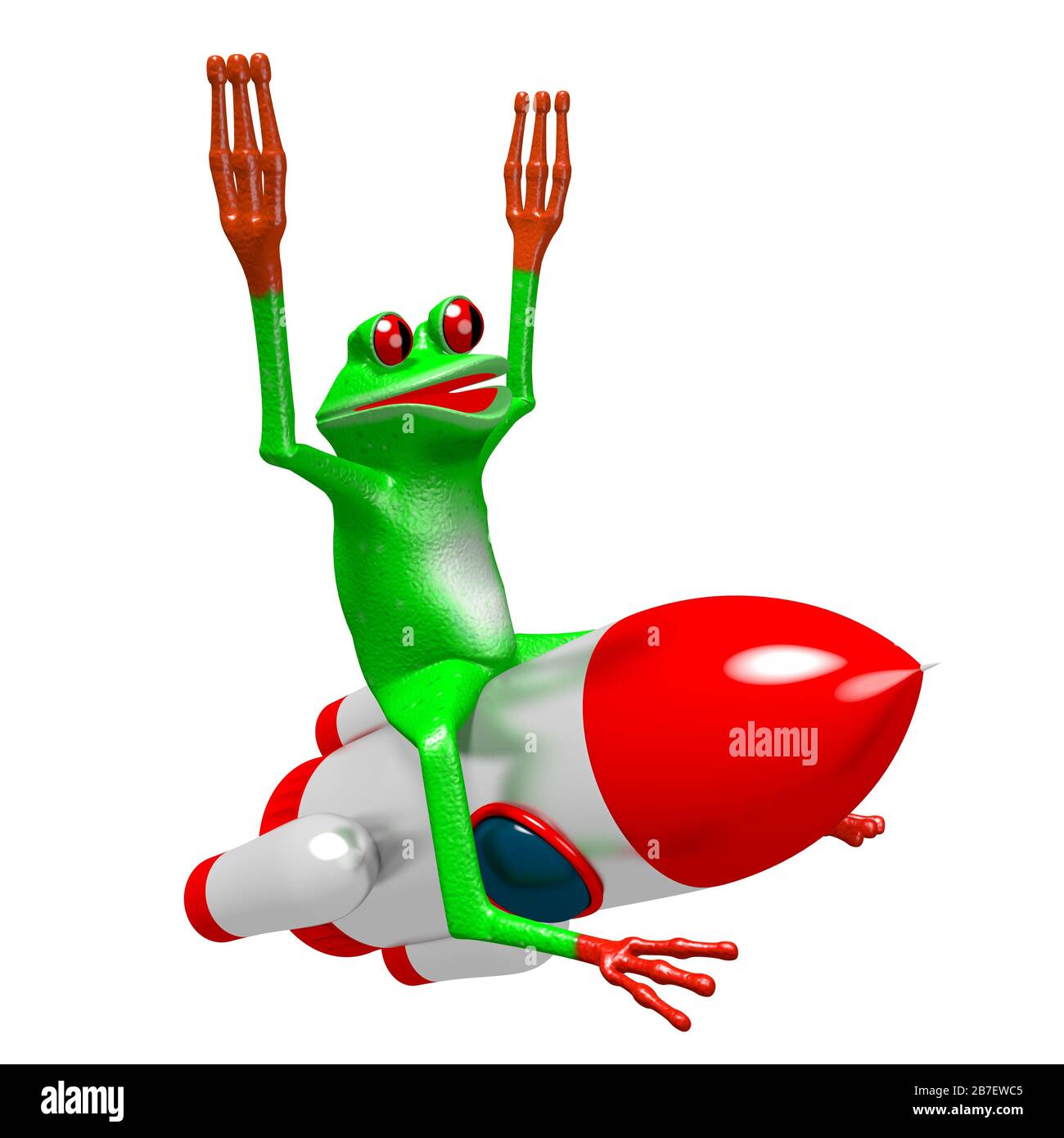 Cartoon happy rocket hi-res stock photography and images - Alamy