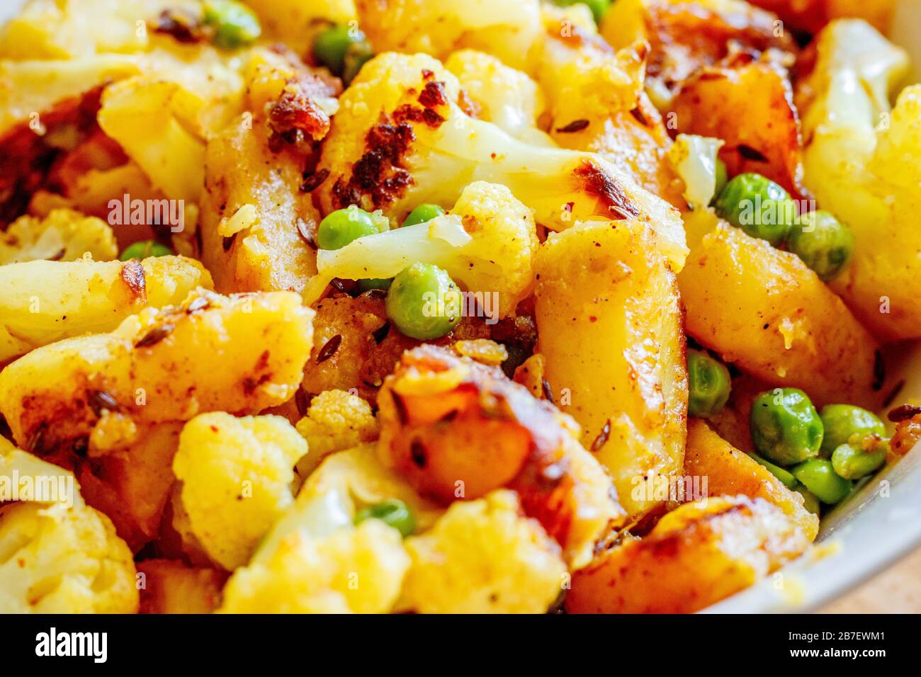 Closeup picture of cauliflower and other mixed vegetable Stock Photo ...