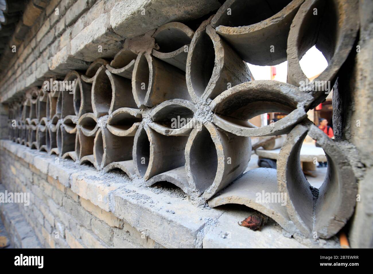 The ancient Chinese rural houses Stock Photo - Alamy