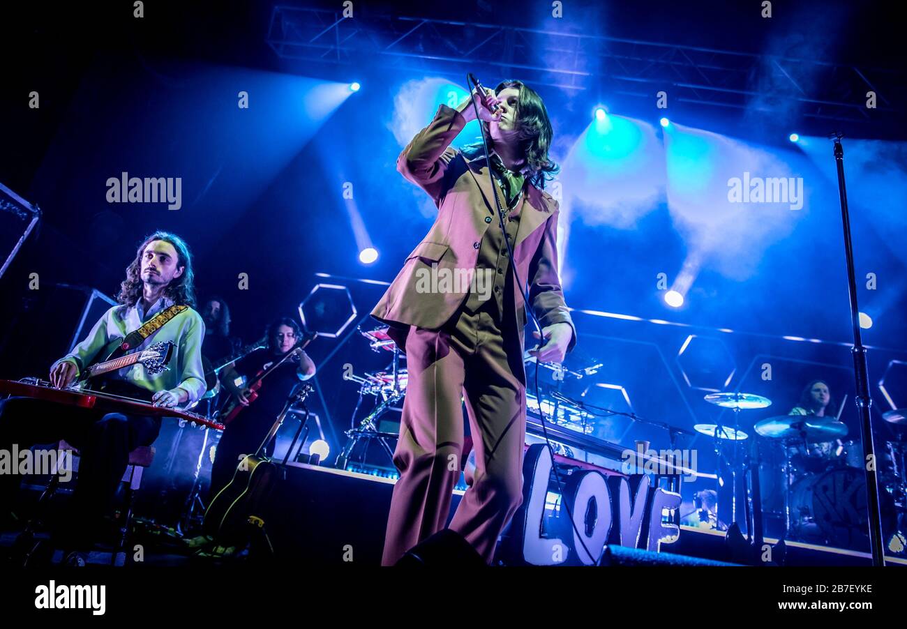Blossoms performing at the O2 Academy in Bournemouth, UK. Credit ...