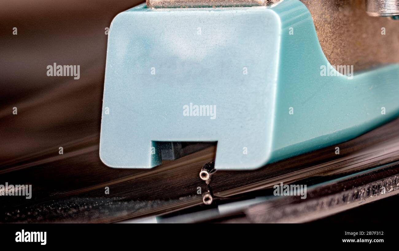Record grooves hi-res stock photography and images - Alamy