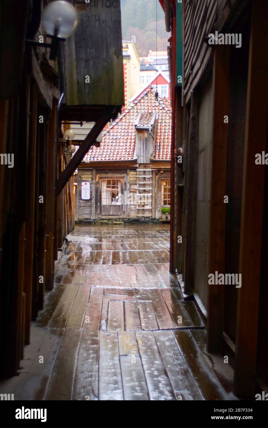 Bryggen hanseatic quarter in bergen hi-res stock photography and images ...
