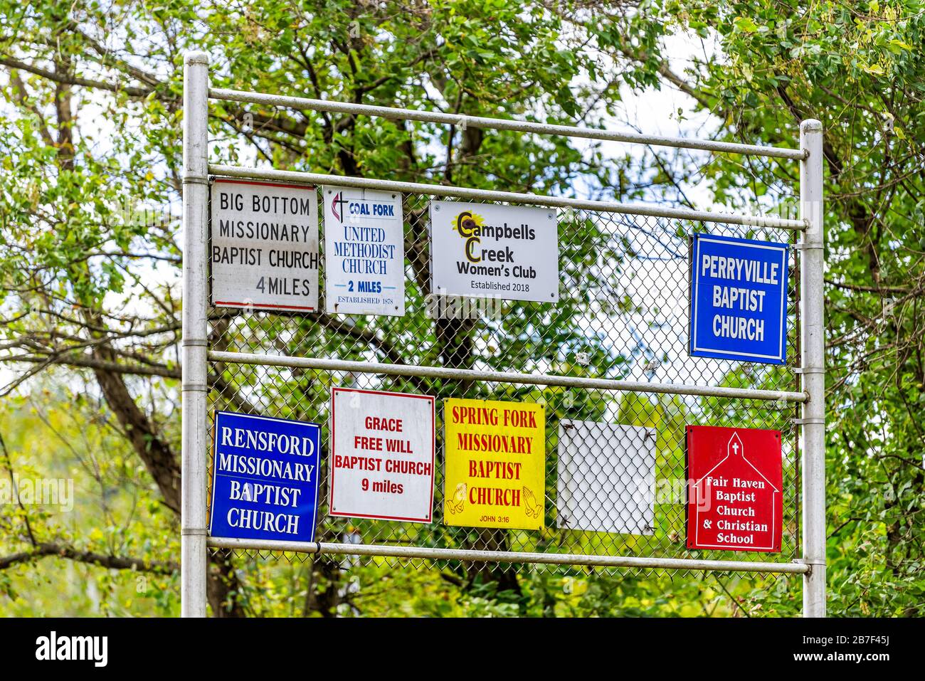 Charleston, USA - October 17, 2019: West Virginia capital city with ...