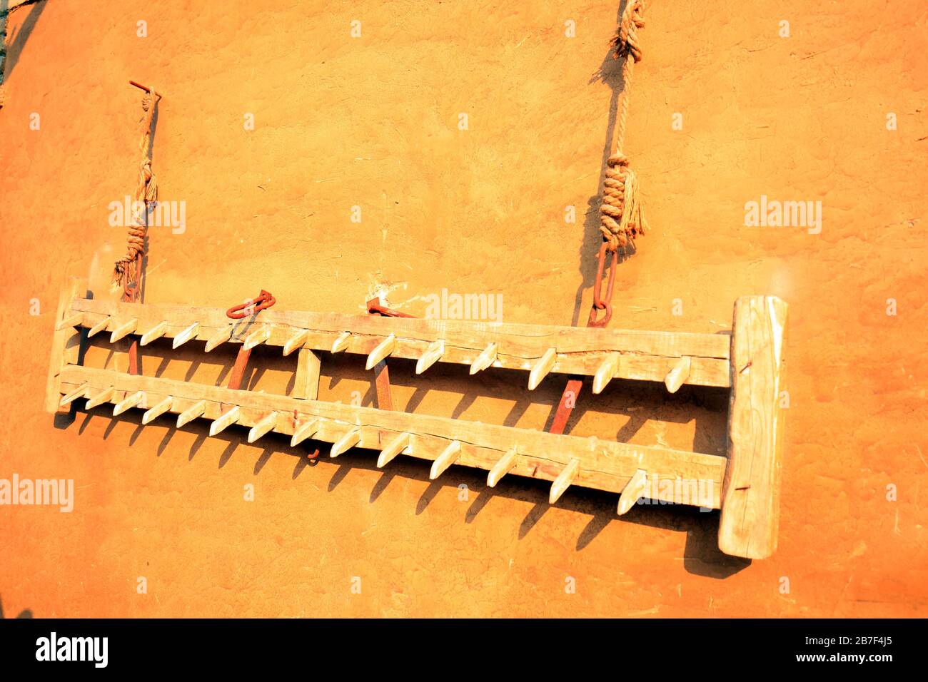 The ancient Chinese farming tools Stock Photo - Alamy