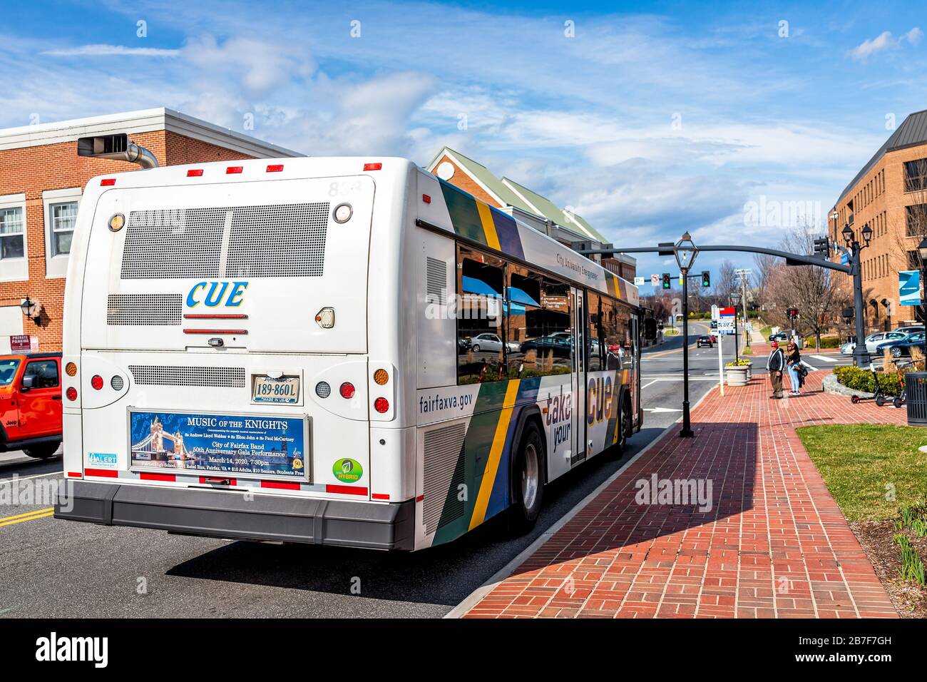 City of Fairfax, USA - March 10, 2020: City University Energysaver CUE ...