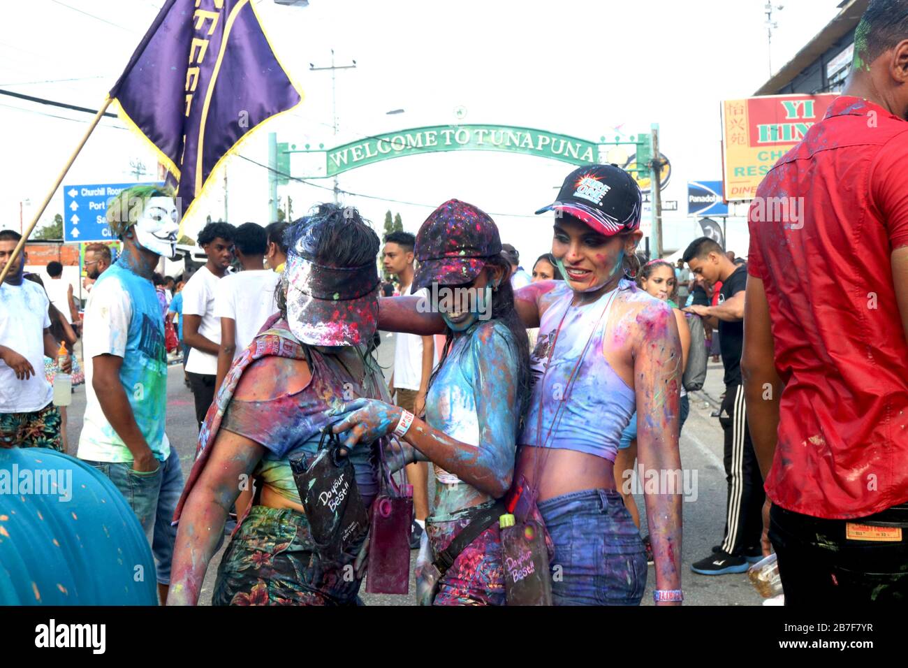 Carnival 2020 – Tunapuna Jouvert Parade, Trinidad and Tobago, W.I Stock ...