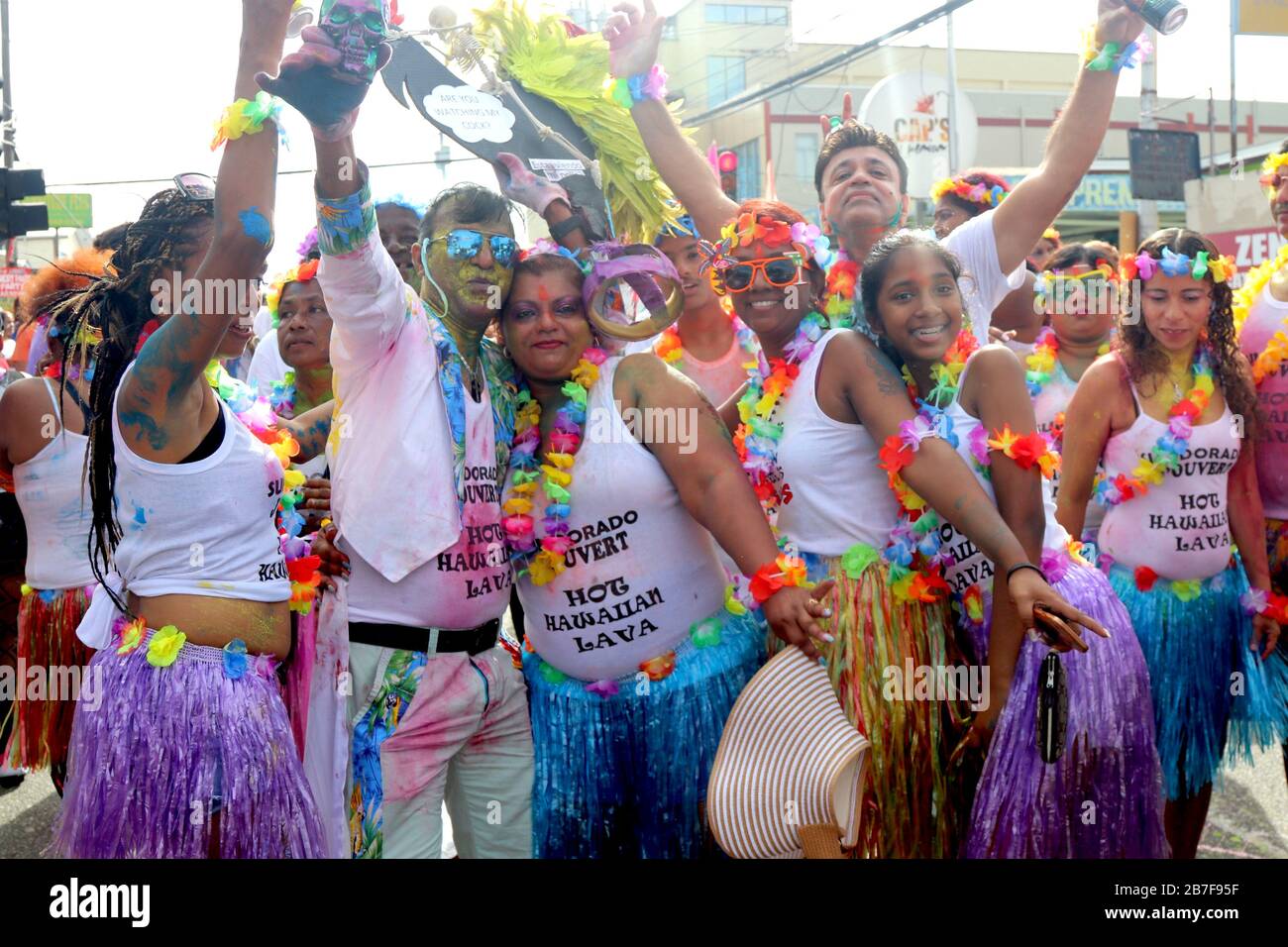 Carnival 2020 – Tunapuna Jouvert Parade, Trinidad and Tobago, W.I Stock ...