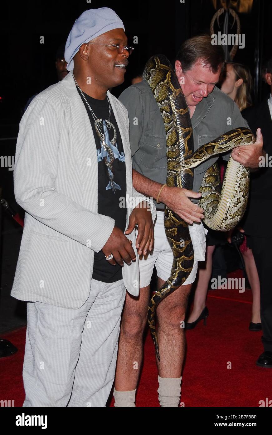 Samuel L. Jackson and Jules Sylvester at the Los Angeles Premiere of ...