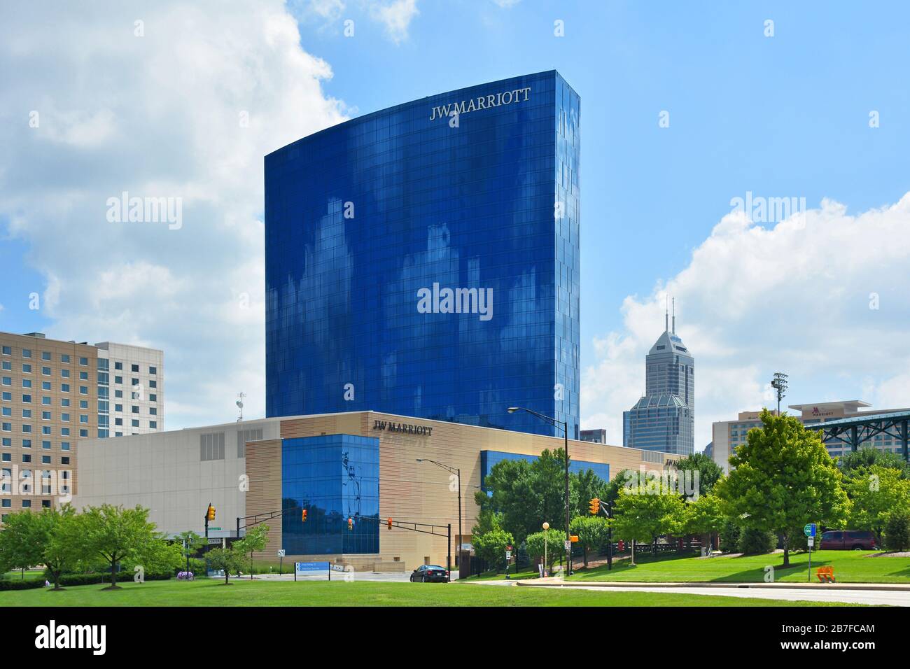 JW Marriott Hotel. Indianapolis IN, USA 06- 30-18 Stylish hotel with an ...