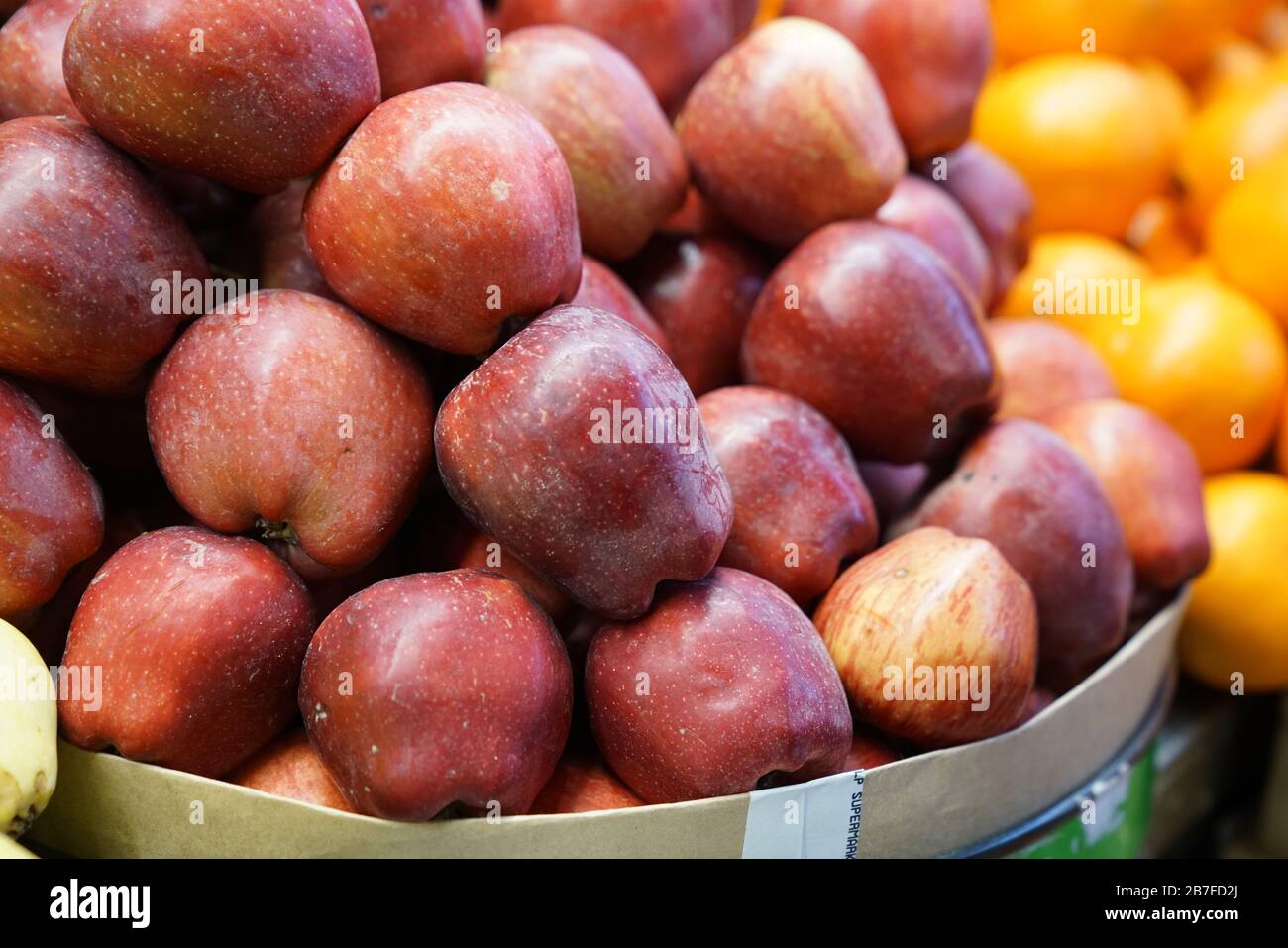 fruits and vegetables at organic fair stock photo Stock Photo - Alamy