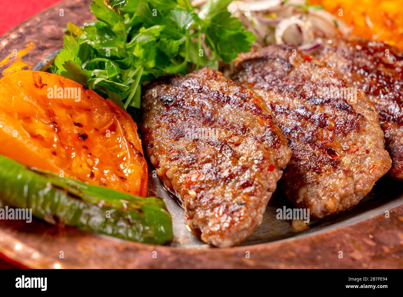 Grill from Turkish cuisine Stock Photo - Alamy