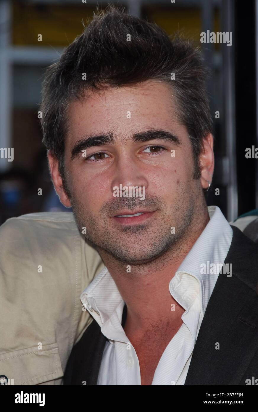 Colin Farrell at the World Premiere of "Miami Vice" held at the Mann ...