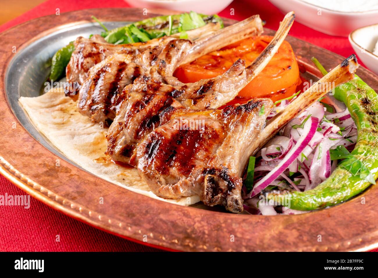 Grill from Turkish cuisine Stock Photo - Alamy