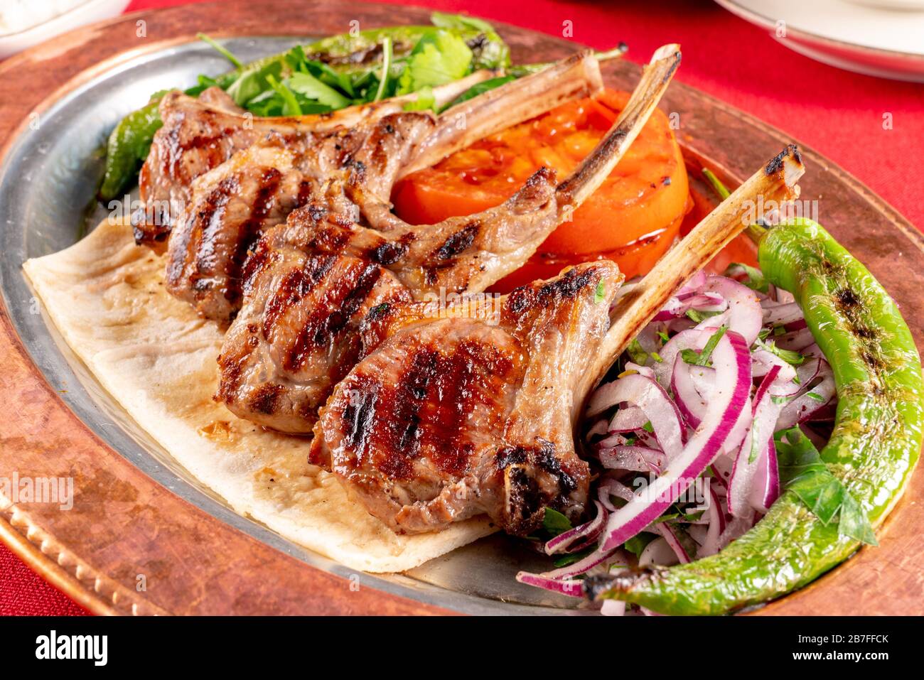 Grill from Turkish cuisine Stock Photo - Alamy