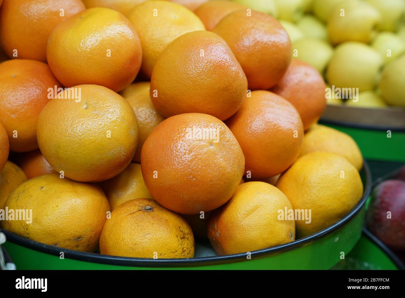 fruits and vegetables at organic fair stock photo Stock Photo - Alamy