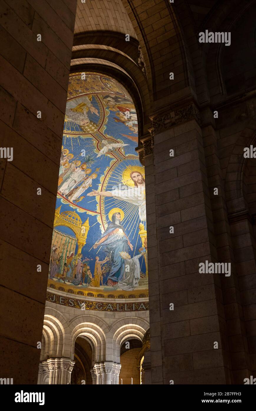 Ceiling in basilica sacre hi-res stock photography and images - Alamy