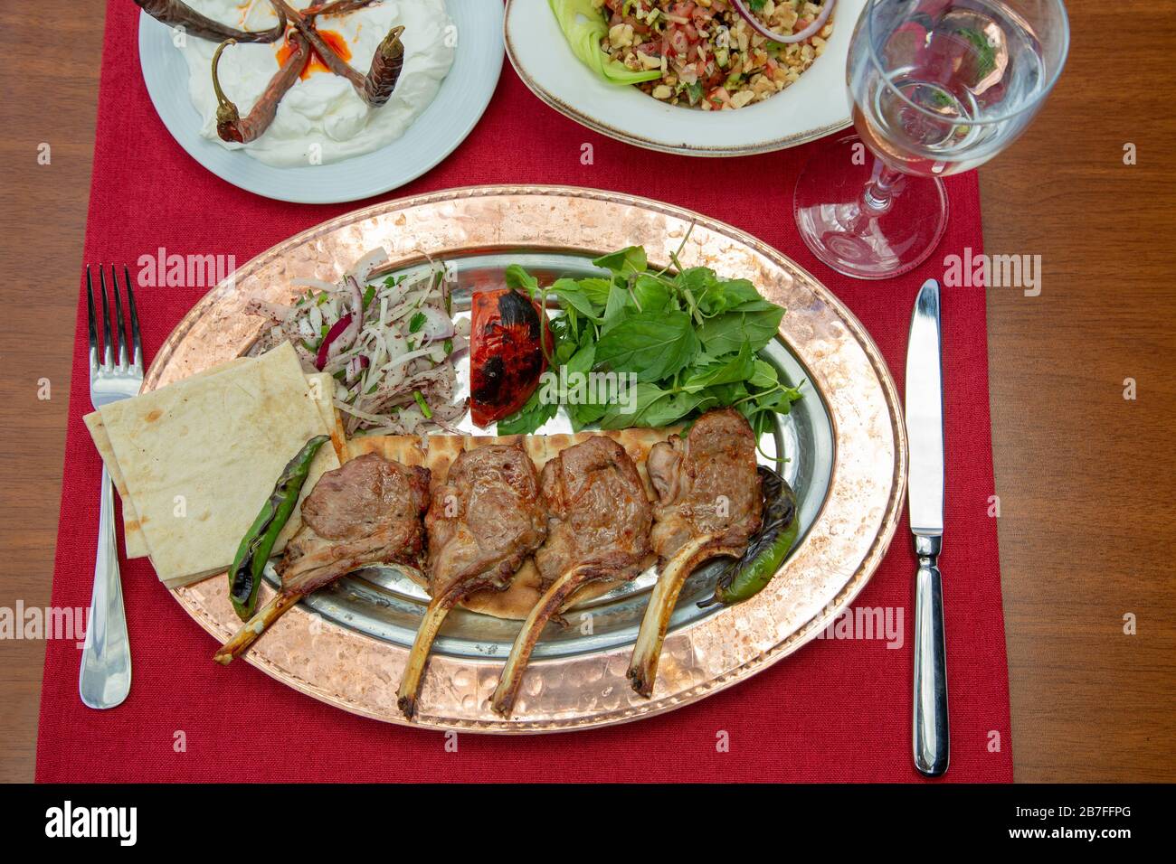 Grill from Turkish cuisine Stock Photo - Alamy