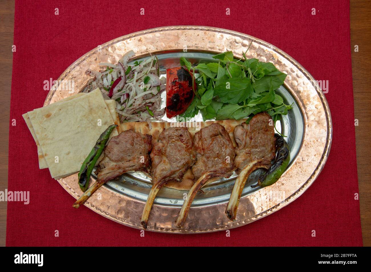 Grill from Turkish cuisine Stock Photo - Alamy