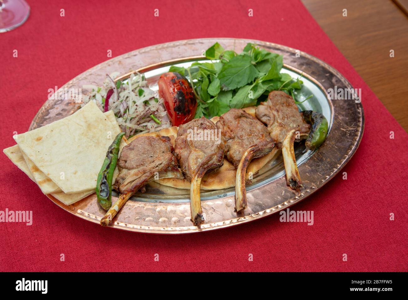 Grill from Turkish cuisine Stock Photo - Alamy