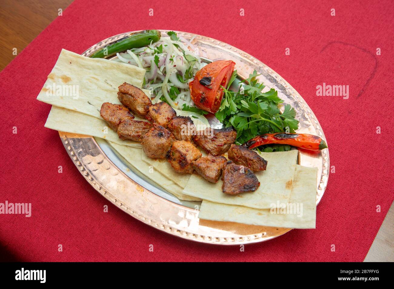 Grill from Turkish cuisine Stock Photo - Alamy