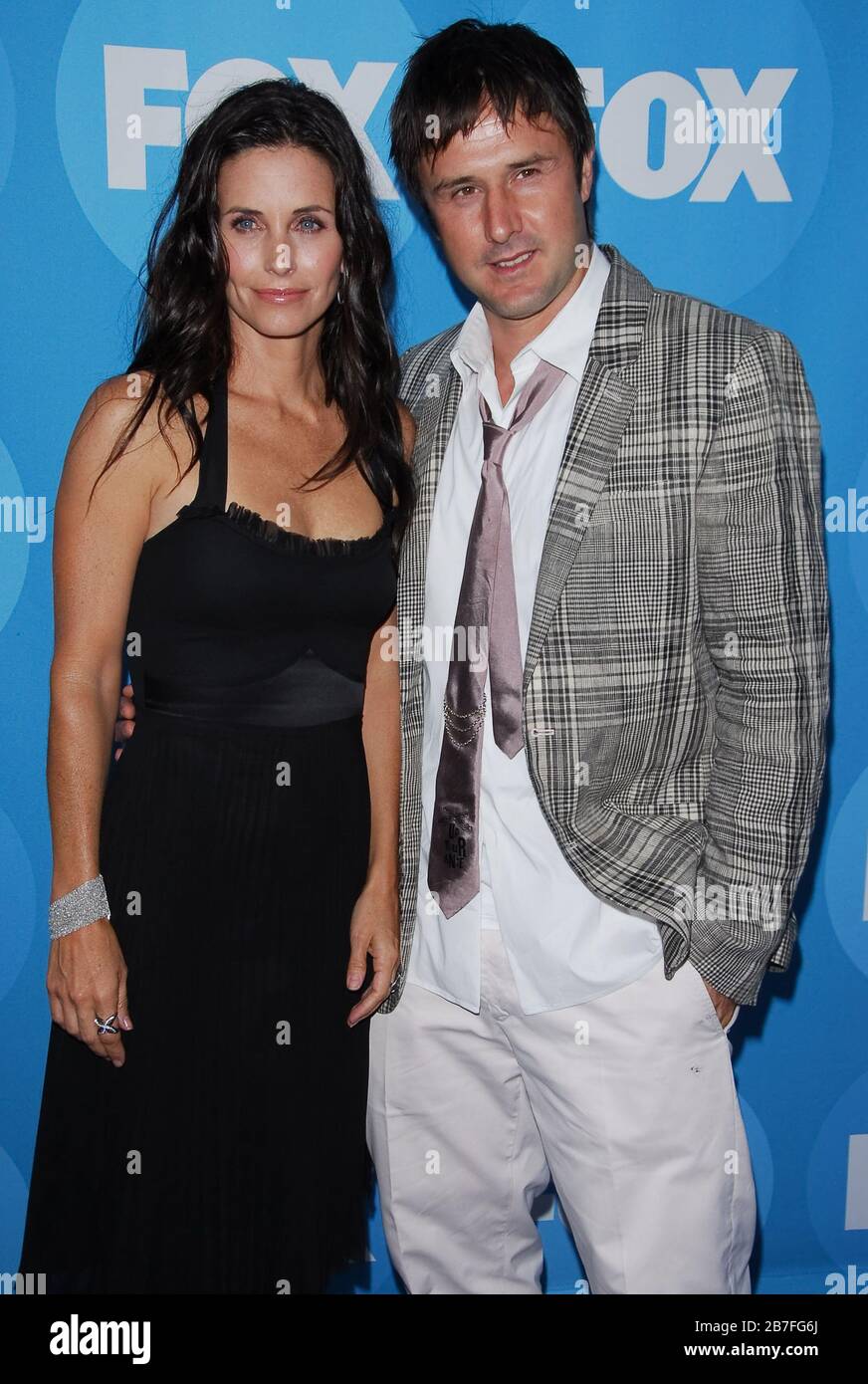 Courtney Cox Arquette and David Arquette at the FOX 2006 Summer TCA All ...