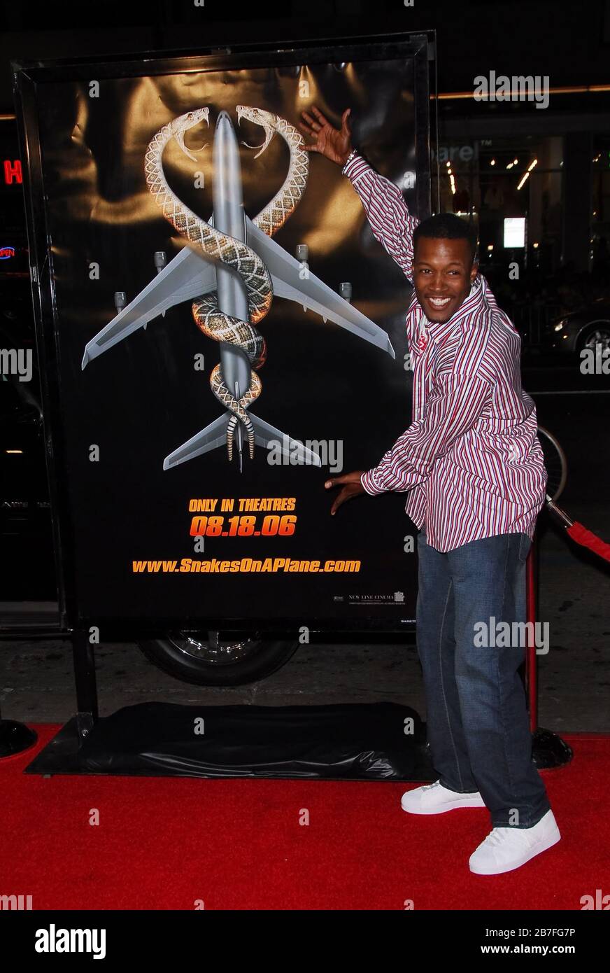 Flex Alexander at the Los Angeles Premiere of "Snakes On A Plane" held ...