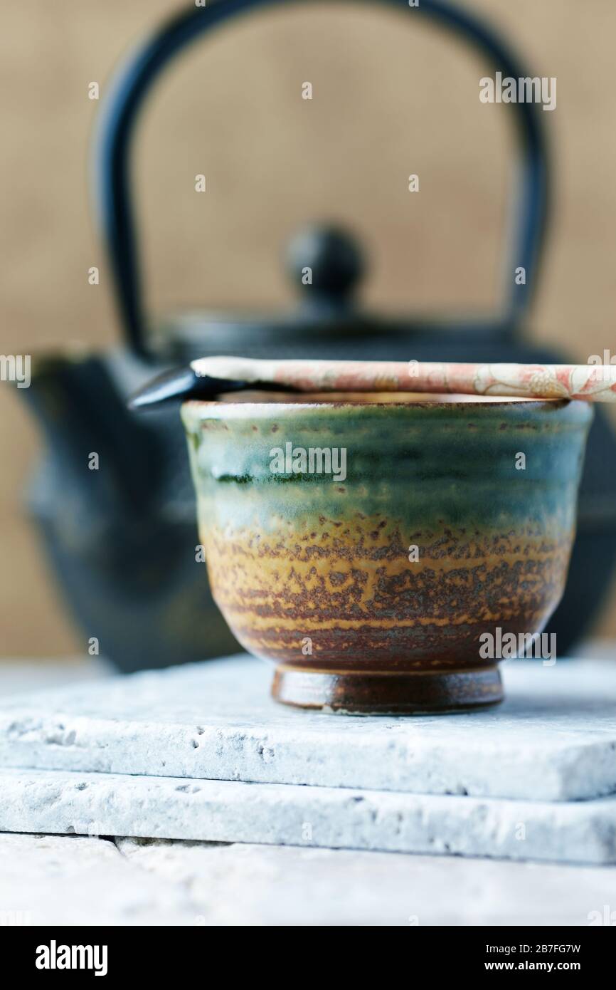 Tea culture. Traditional, handcrafted ceramic Stock Photo - Alamy