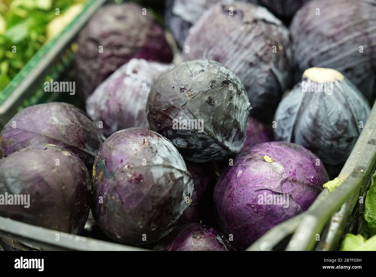 fruits and vegetables at organic fair stock photo Stock Photo - Alamy