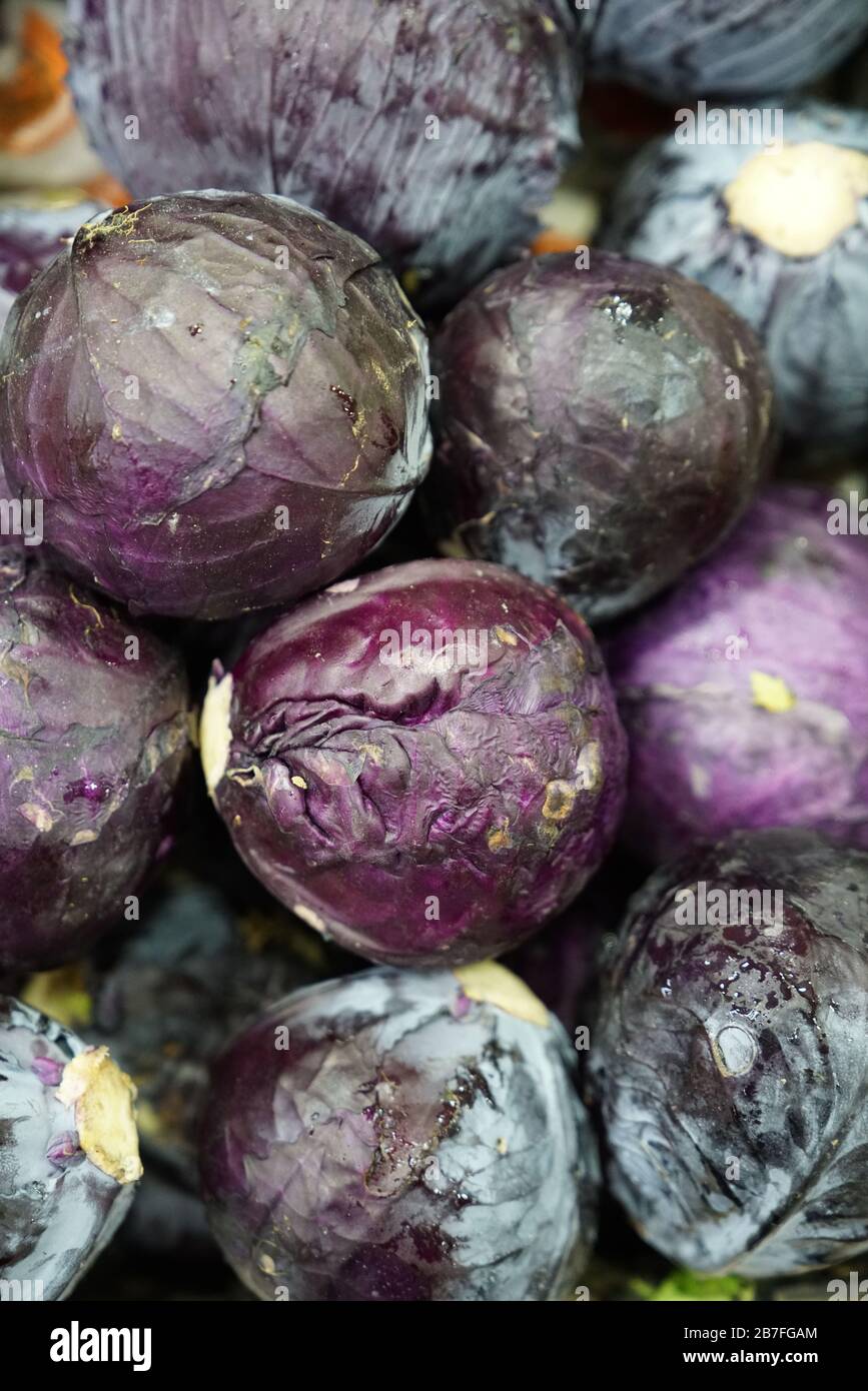fruits and vegetables at organic fair stock photo Stock Photo - Alamy