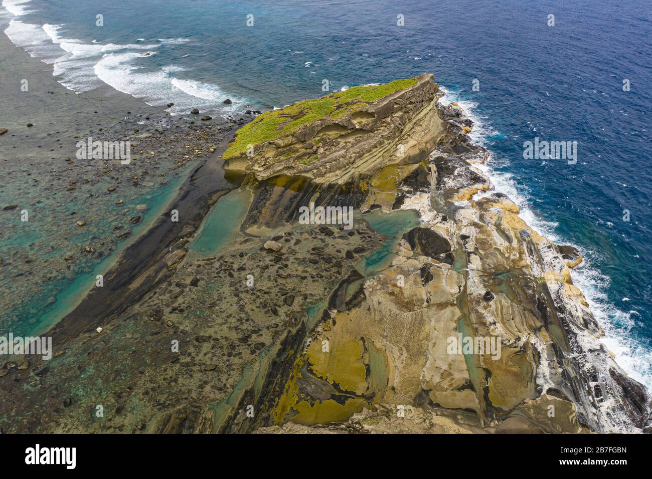 Aerial scenic landscape capture of rock formations along the Biri ...