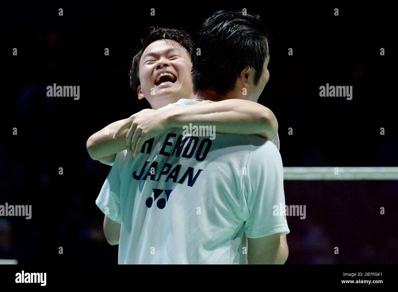 Birmingham, UK. 15th Mar, 2020. Hiroyuki Endo (JPN), Yuta Watanabe (JPN ...