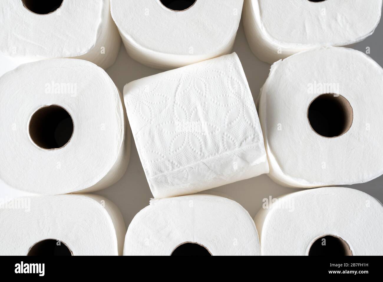 Bathroom tissue rolls hi-res stock photography and images - Alamy