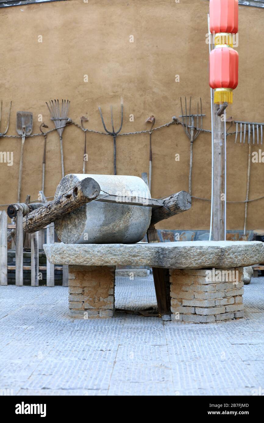 Ancient chinese farm tool hi-res stock photography and images - Alamy