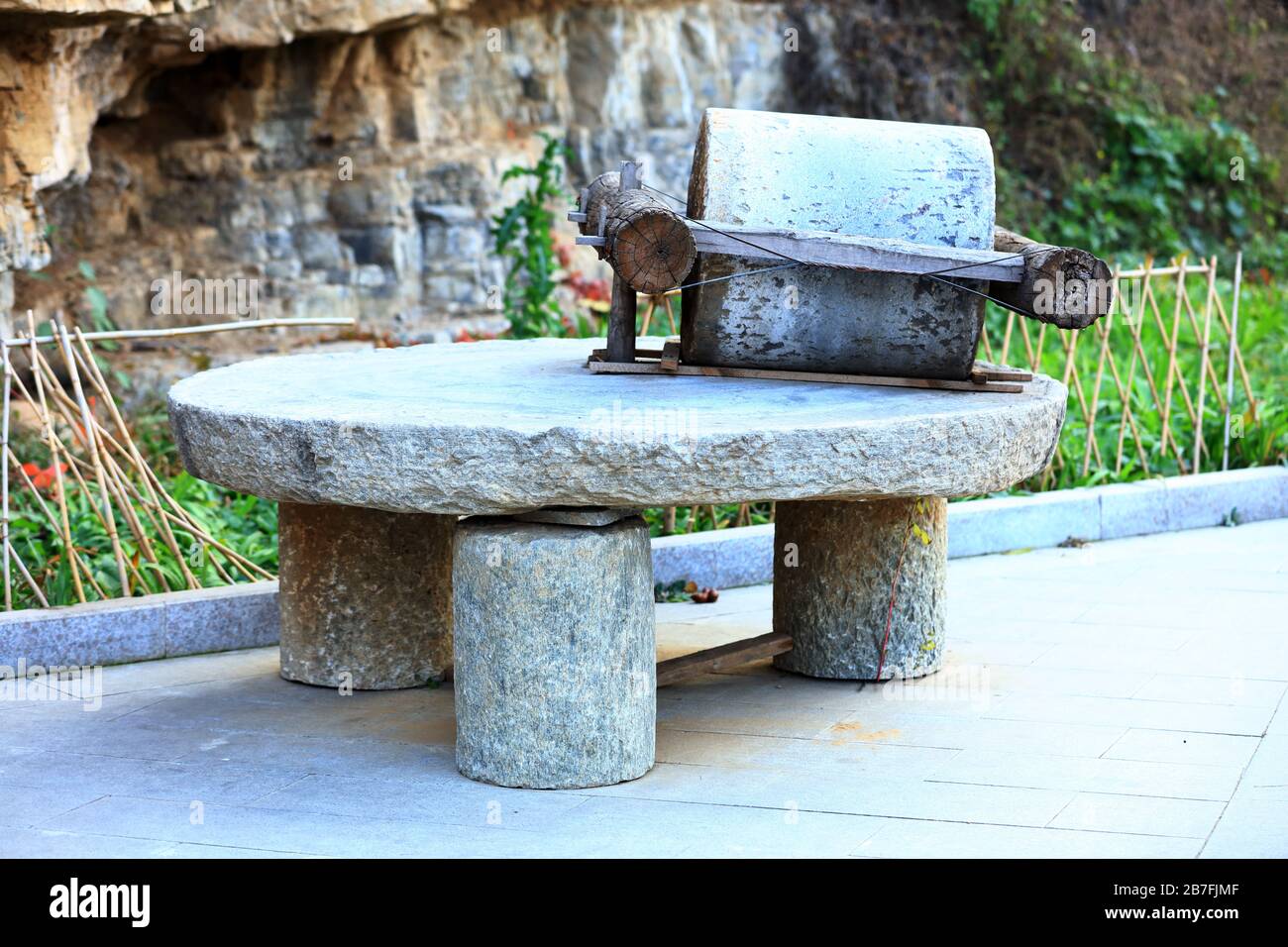 Ancient Grindstone High Resolution Stock Photography and Images - Alamy