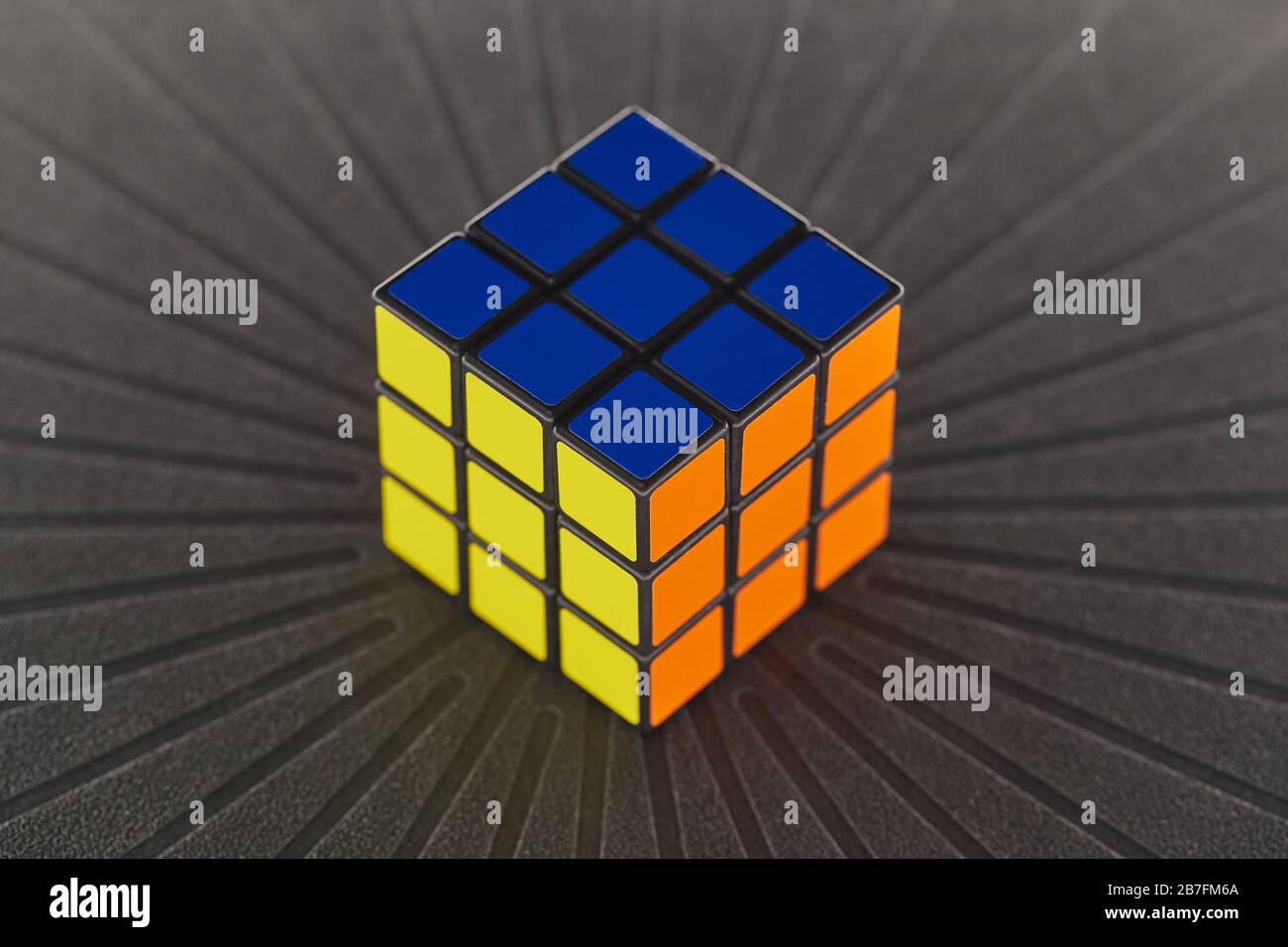 Completed rubiks cube hi-res stock photography and images - Alamy