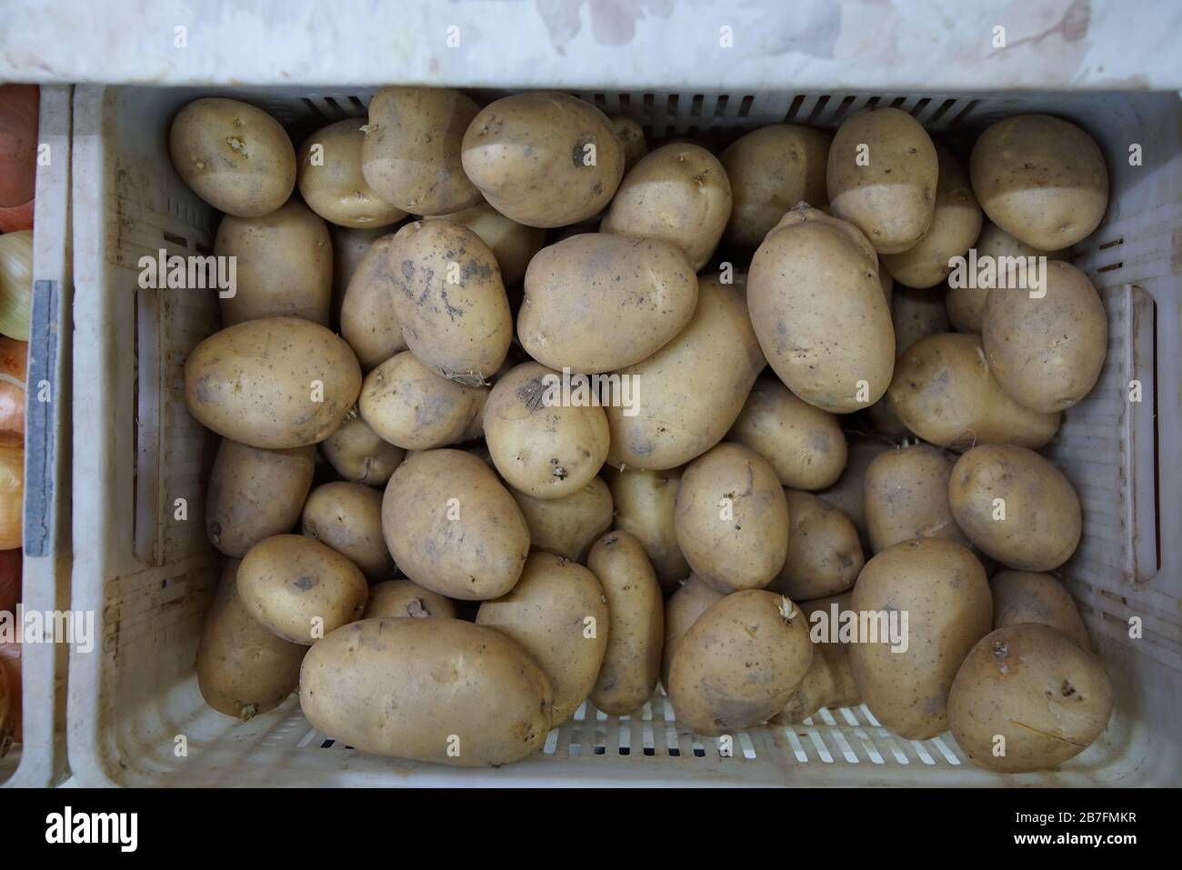 Full frame potato Stock Photo - Alamy