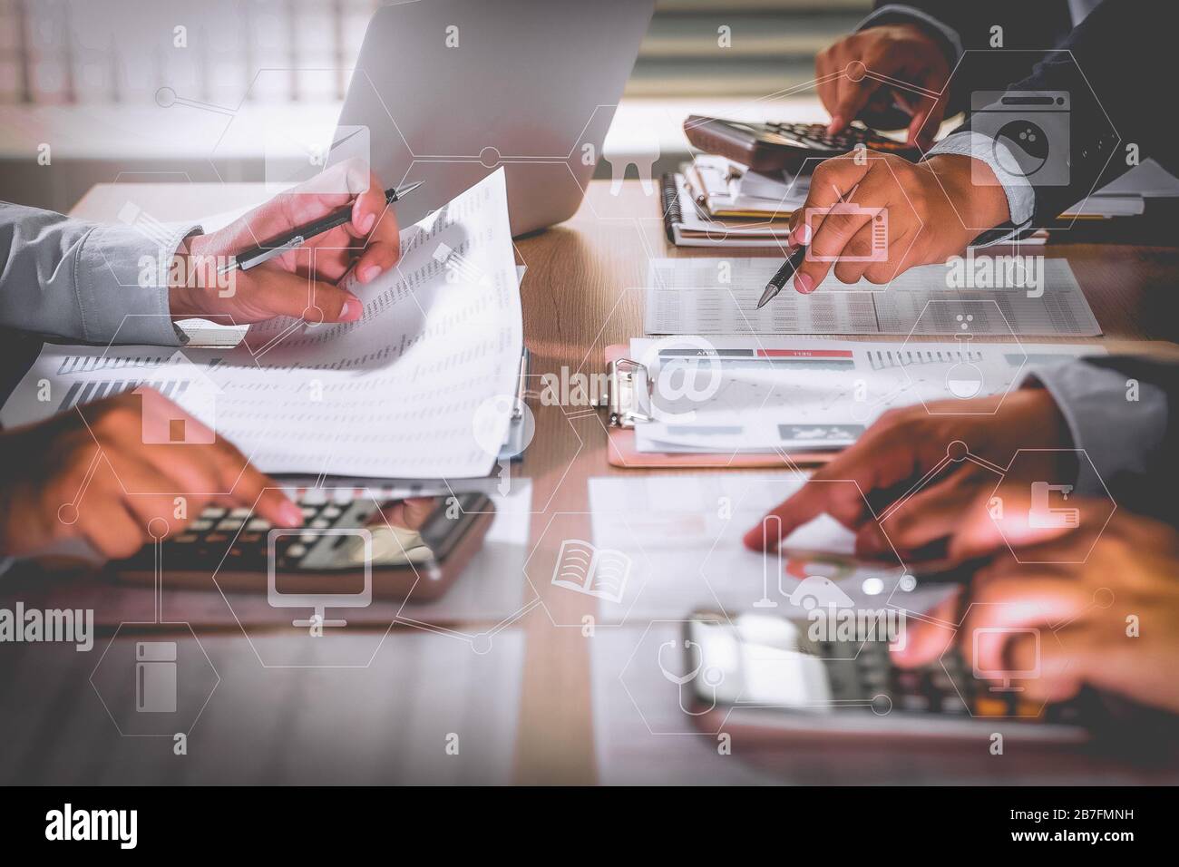 Financial report data of business technology digital Business Analytics ...