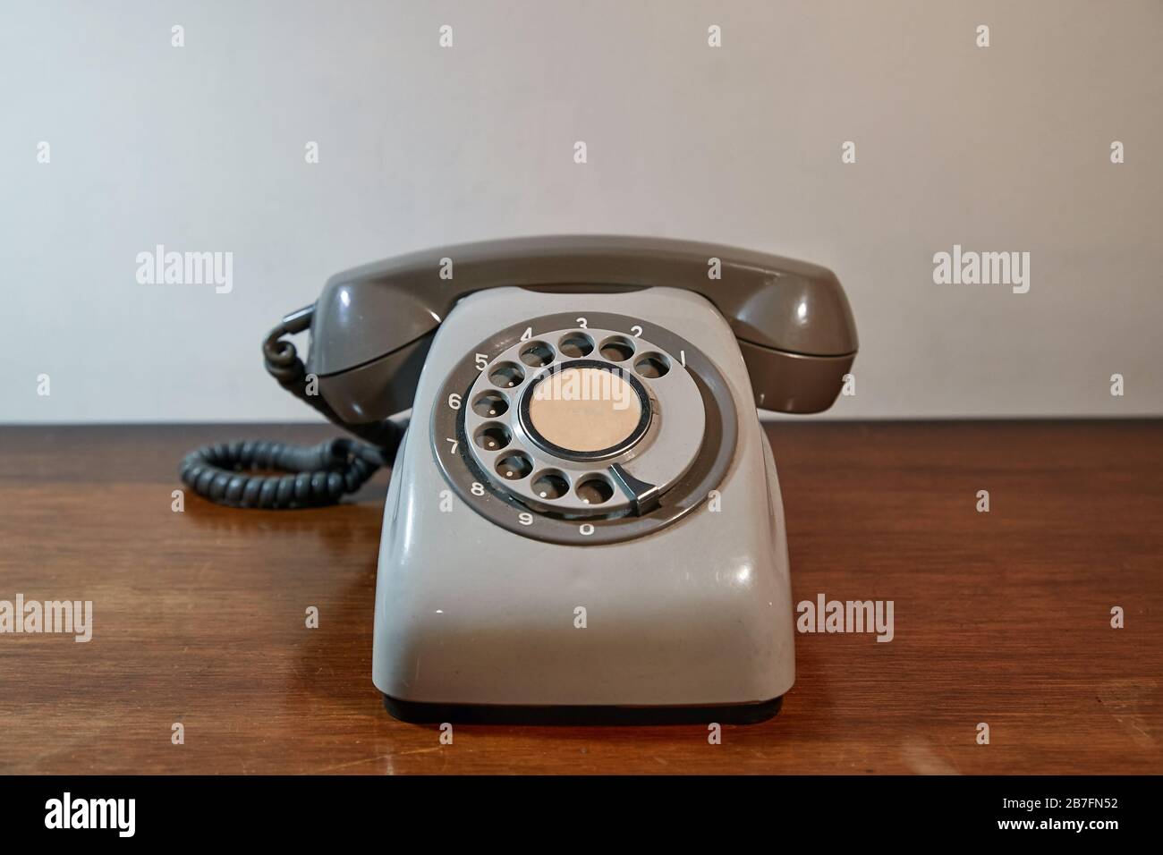 Classic dial phone Stock Photo - Alamy