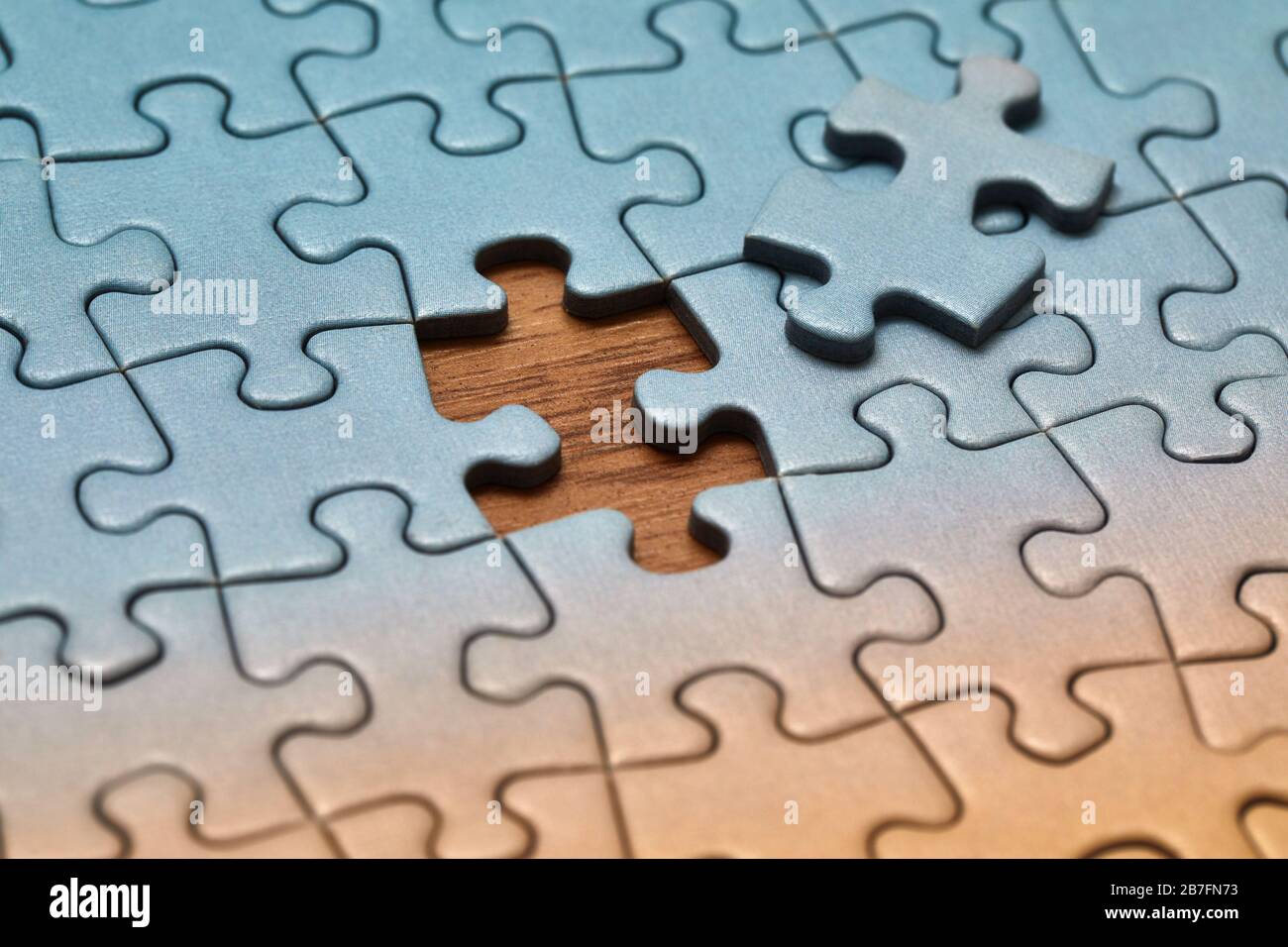 Almost complete jigsaw puzzle hi-res stock photography and images - Alamy