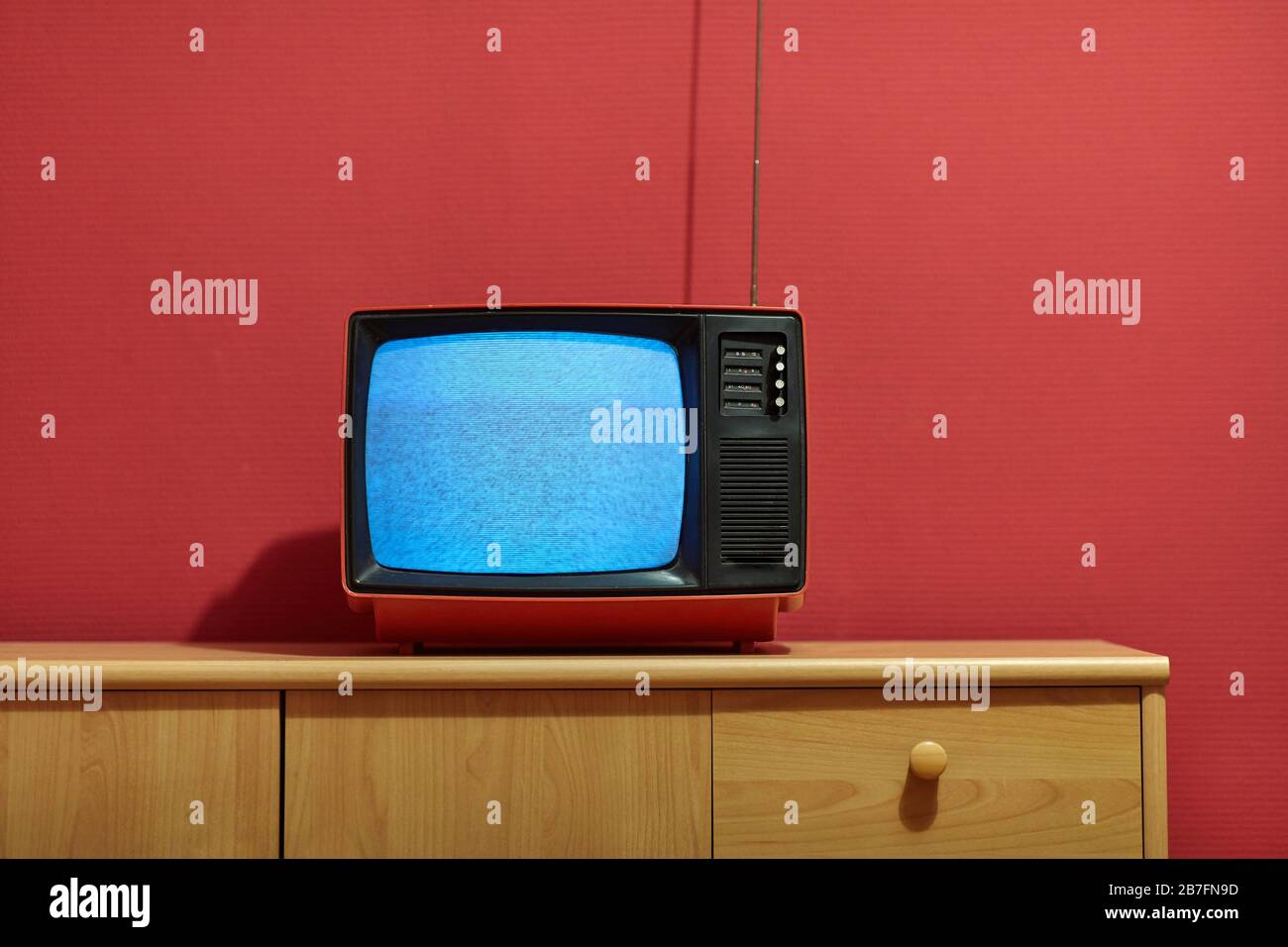 TV no signal Stock Photo - Alamy