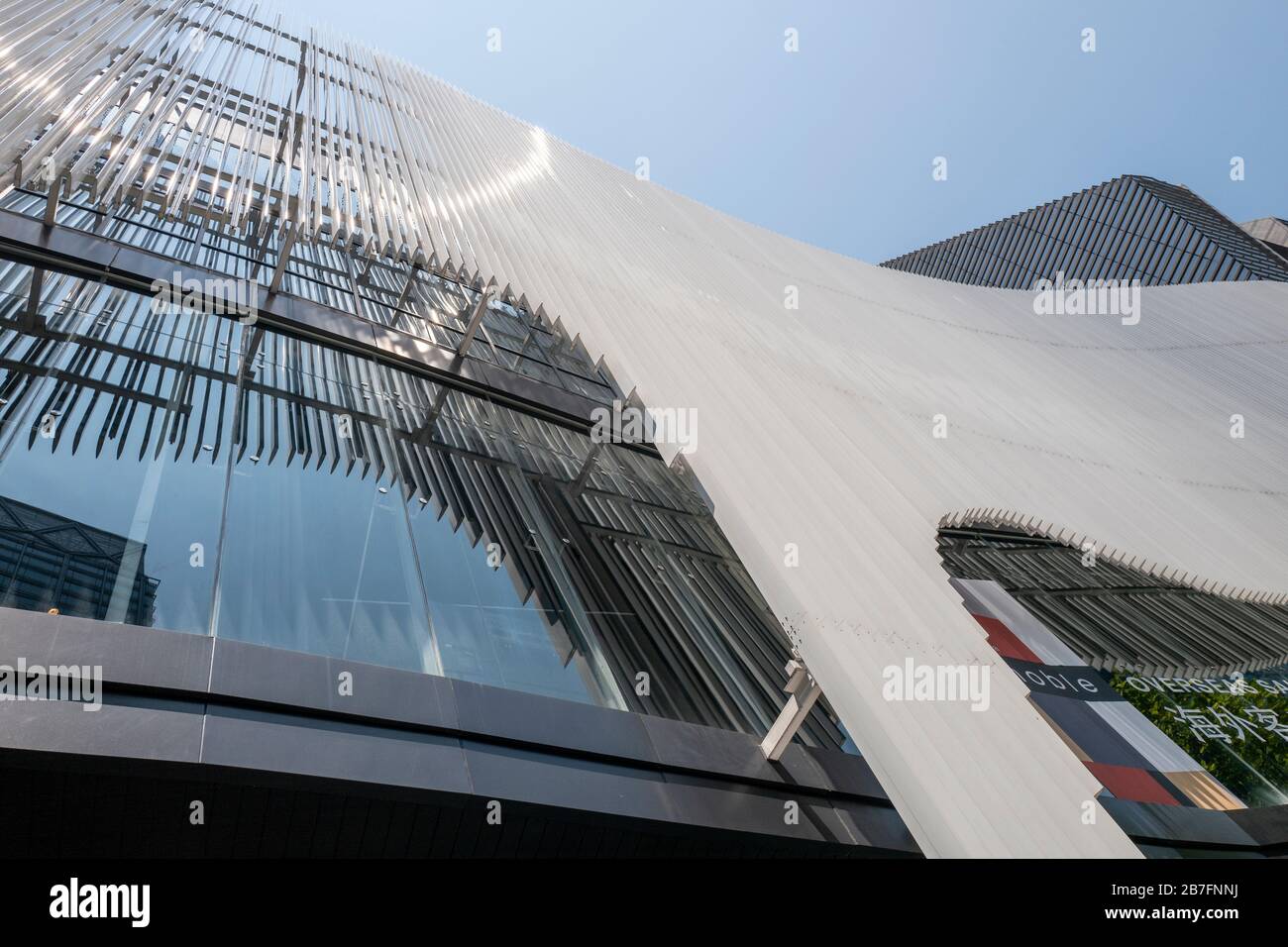 Modern architecture on Phloen Chit Road in Bangkok, Thailand Stock ...