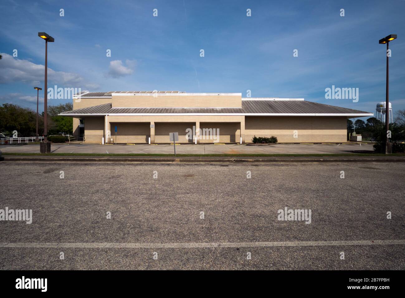 Back Alley photo from the small town of Foley, Alabama, USA Stock Photo ...