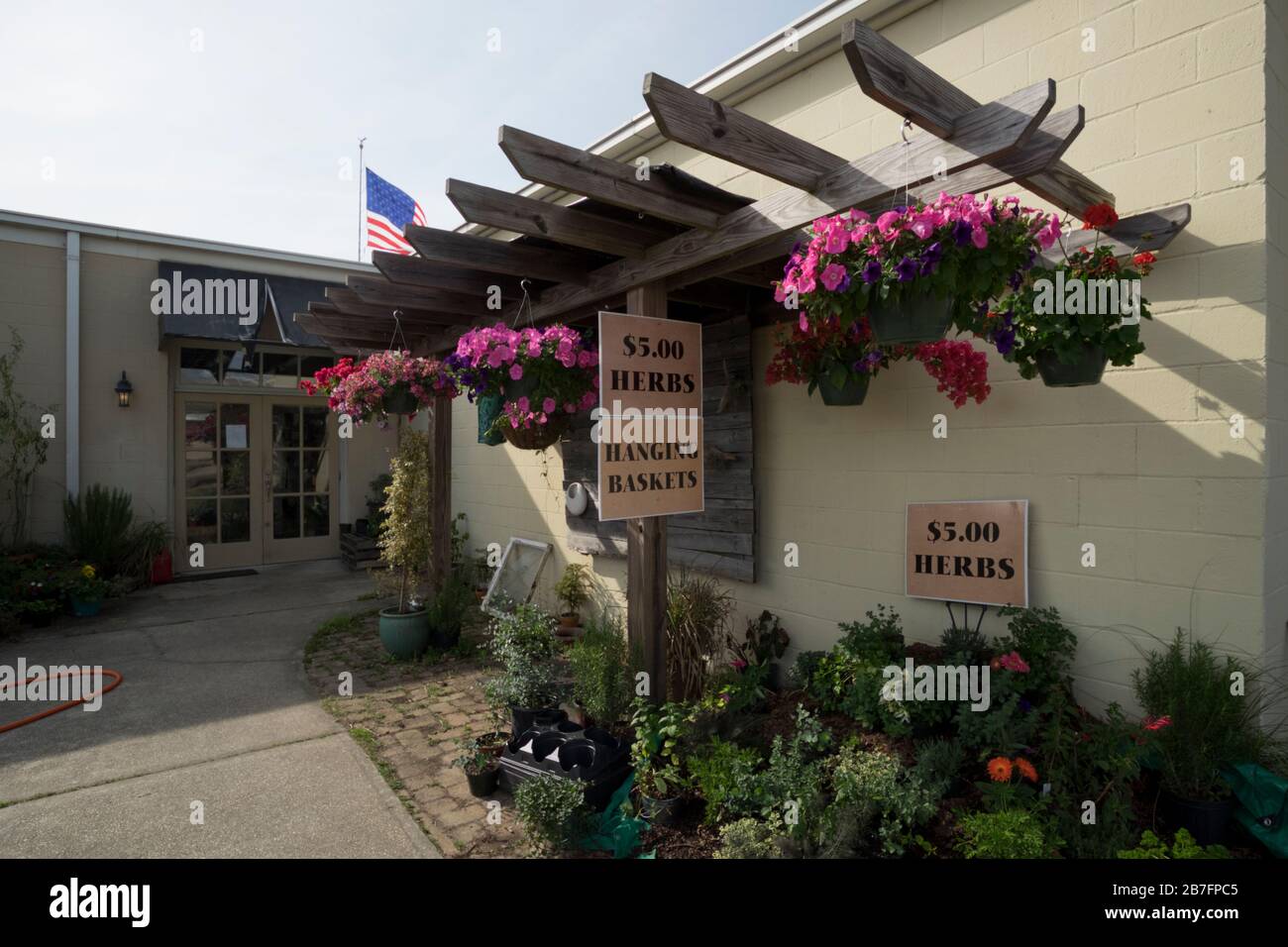 Back Alley photo from the small town of Foley, Alabama, USA Stock Photo ...