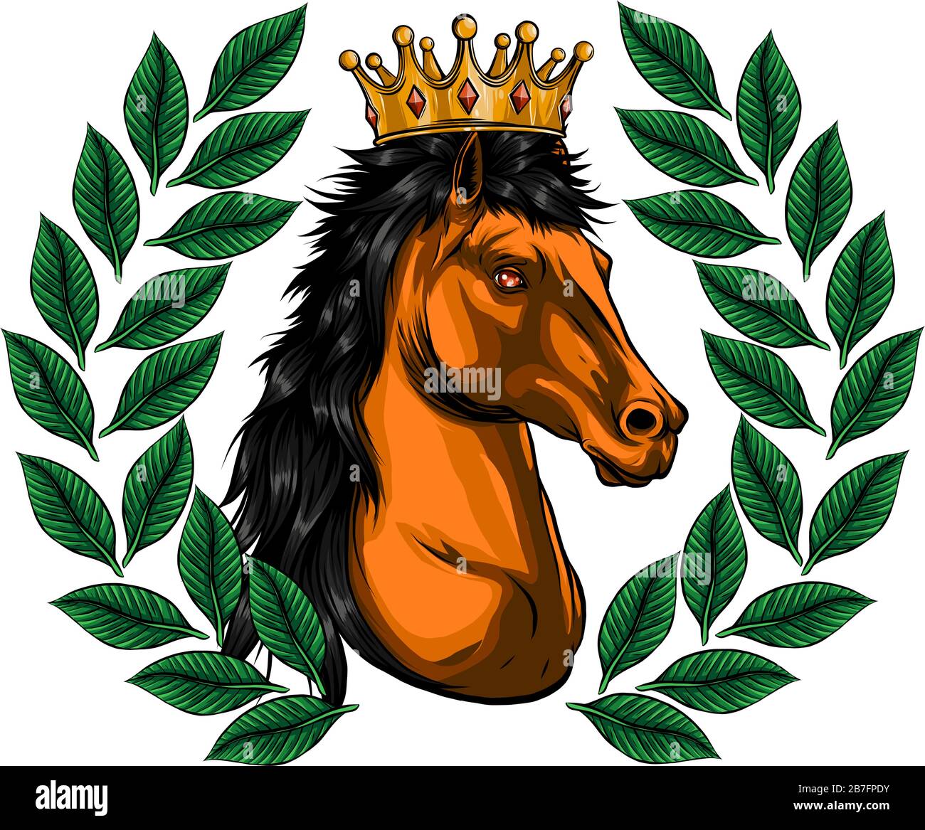 Horse design over white background, vector illustration Stock Vector ...