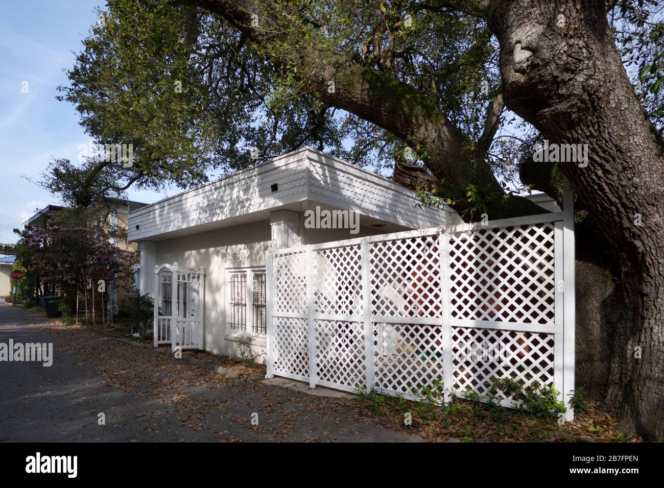 Back Alley photo from the small town of Foley, Alabama, USA Stock Photo ...