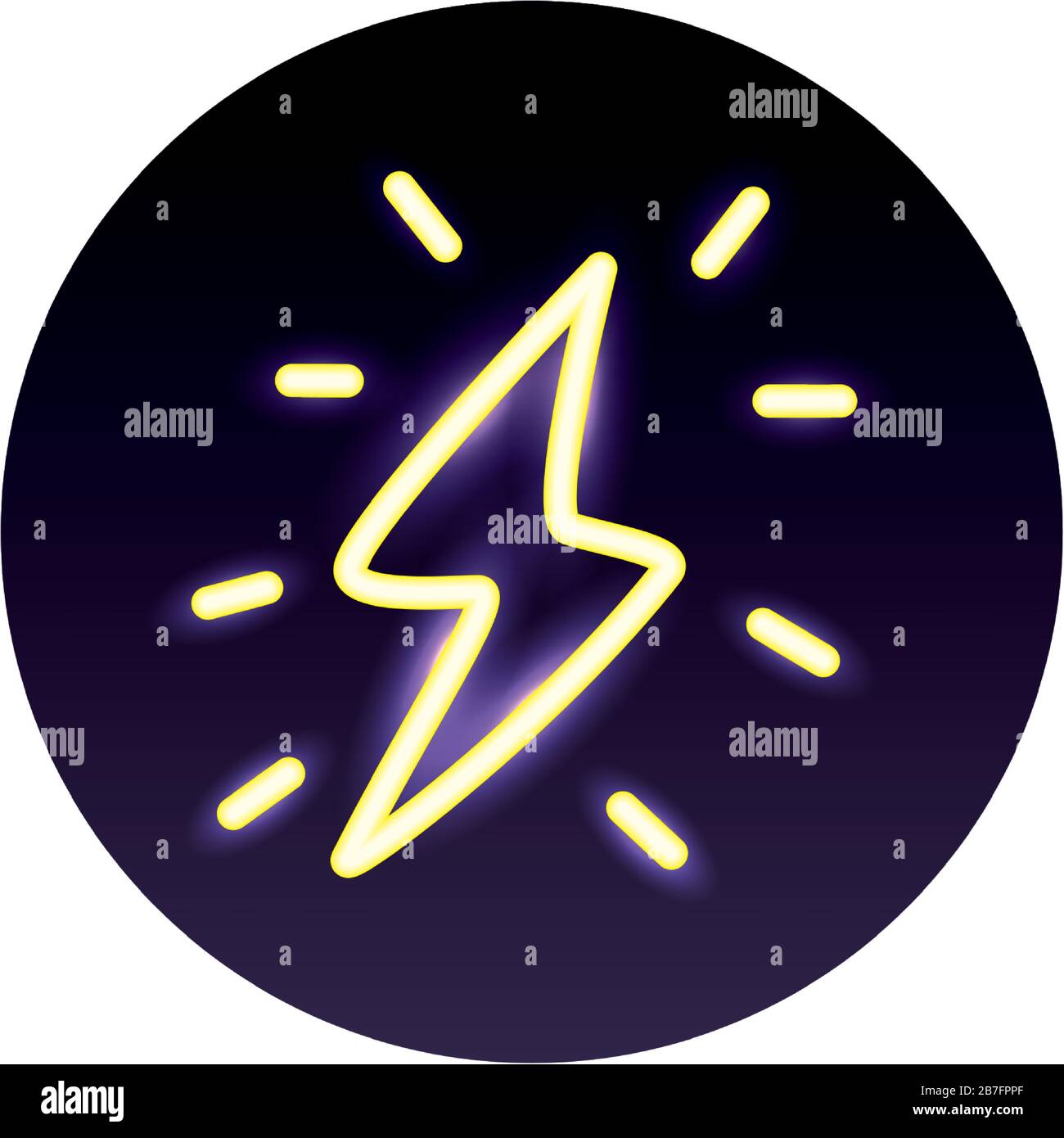 ray power neon light style icon Stock Vector Image & Art - Alamy