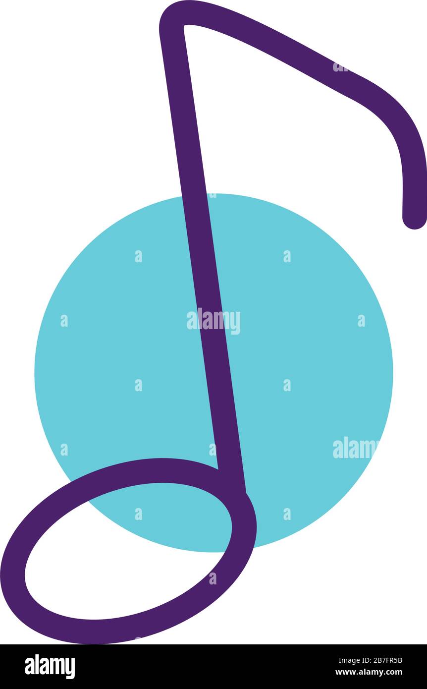 music note line style icon Stock Vector Image & Art - Alamy